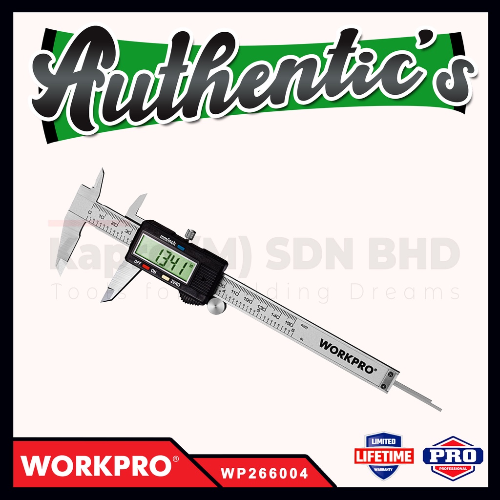 WORKPRO WP266004 150MM(6'') Digital Vernier Caliper | Shopee Malaysia