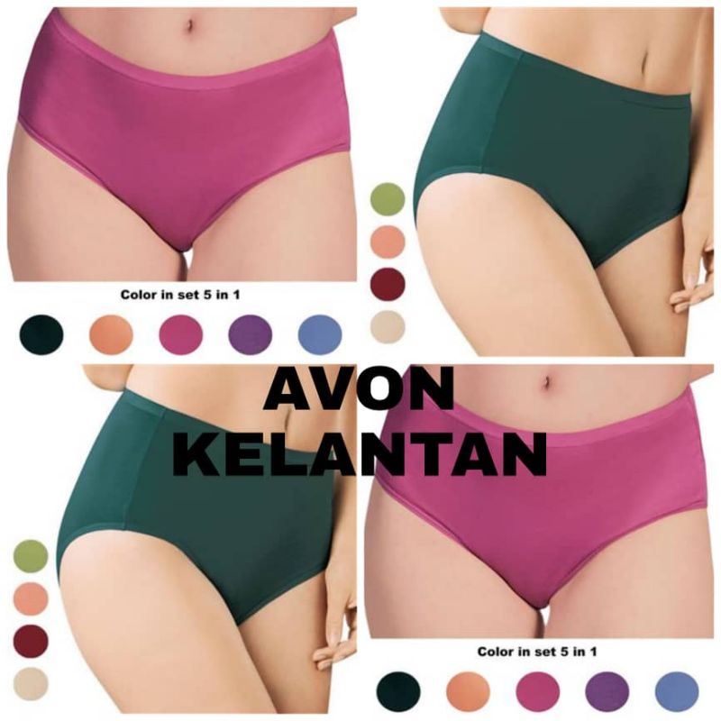 AVON PANTY (Aryani/Diana & Juita Alana & Juita Janina & Lin - 5in1/7in1 Maxi Panty) Seluar Dalam ...