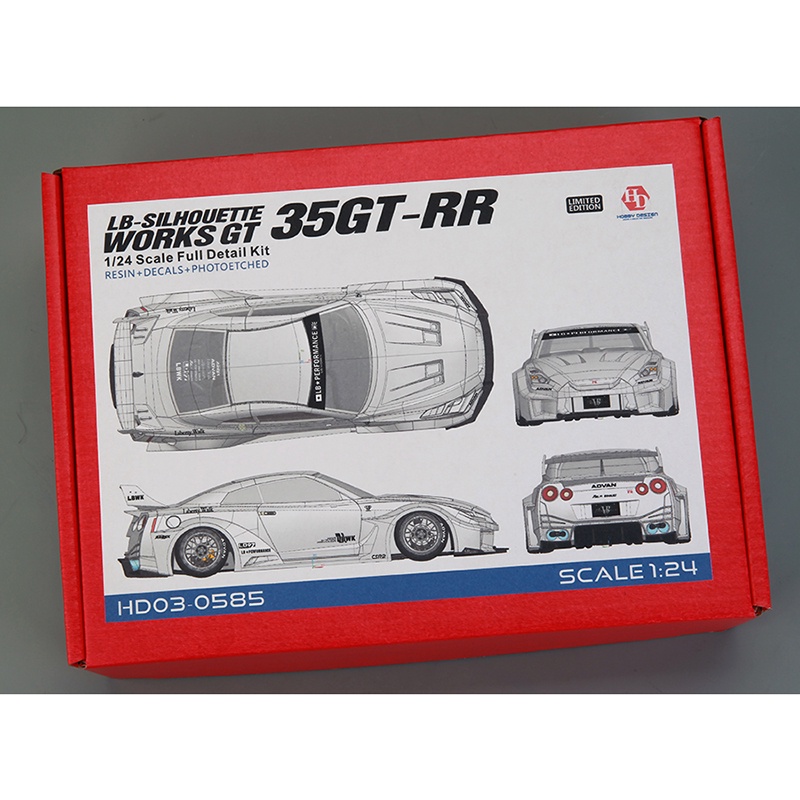 Hobby Design HD03-0585 1/24 LB-Silhouette Works GT 35GT-RR Trans-Kit ...