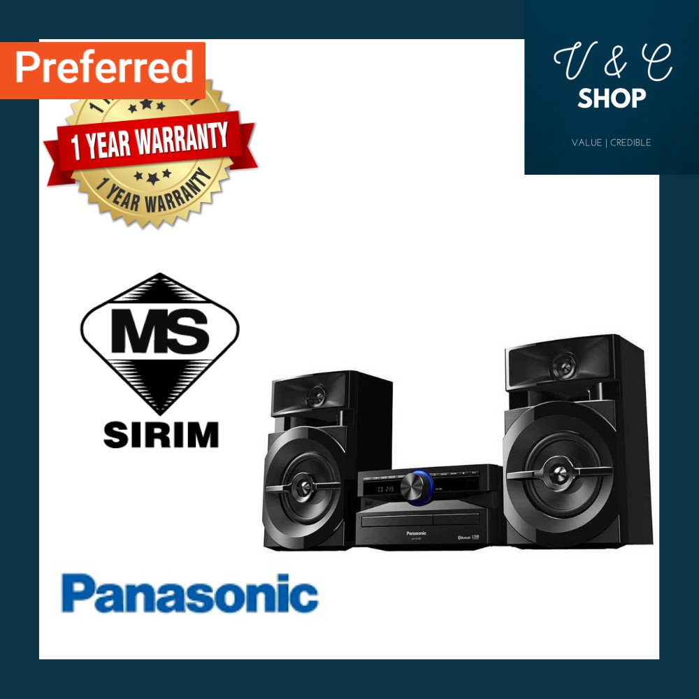 PANASONIC SC-UX100 HIFI SYSTEM 300W BLUETOOTH SC-UX100GSXK | Shopee ...