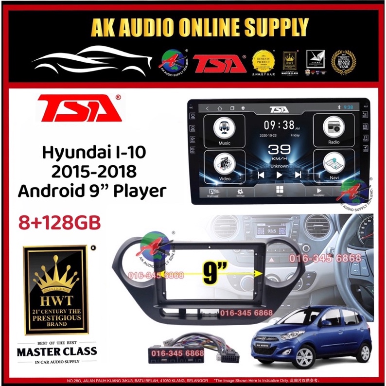 🎁Free AHD Camera 🎁 8Ram + 128GB DSP 4G Carplay TSA Hyundai I10 I-10 ...