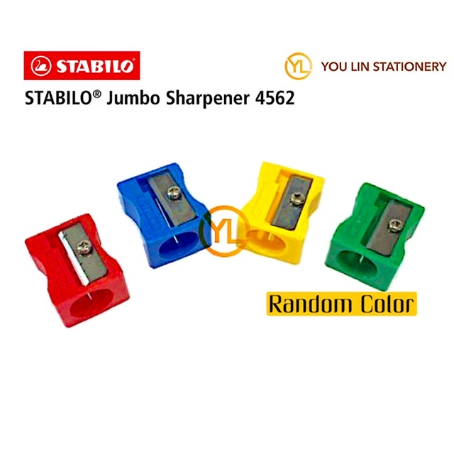 STABILO Jumbo Sharpener 4562 / Twin Hole Sharpener 4528 | Shopee Malaysia