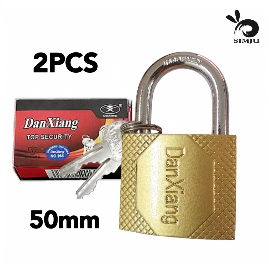 25MM 32MM 38MM 50MM Imitation Copper Security Padlock / Mangga Kunci ...