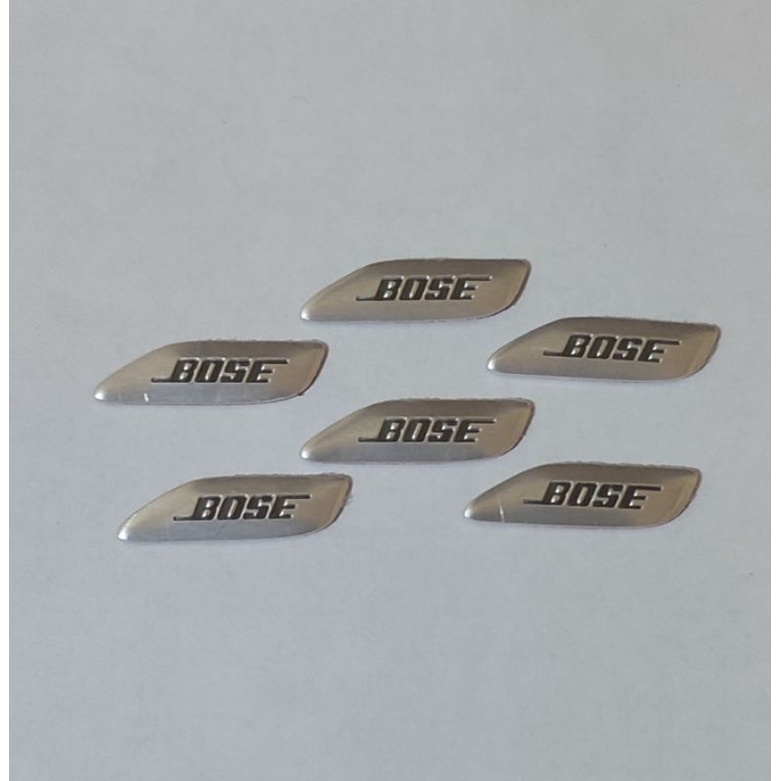 Aluminum Emblem Sticker Decals 3D Logo BOSE Slope Car Audio Speaker ...