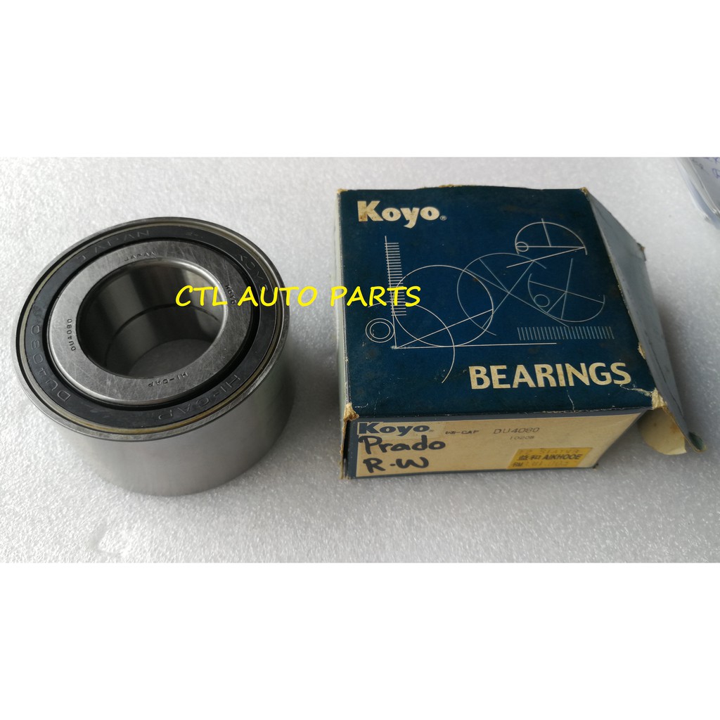 TOYOTA LAND CRUISER PRADO REAR WHEEL BEARING "model disc" DU4080 90369 ...