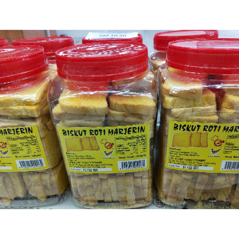 BISKUT ROTI MAJERIN [BOTTLE] ± 550G/60PCS | Shopee Malaysia