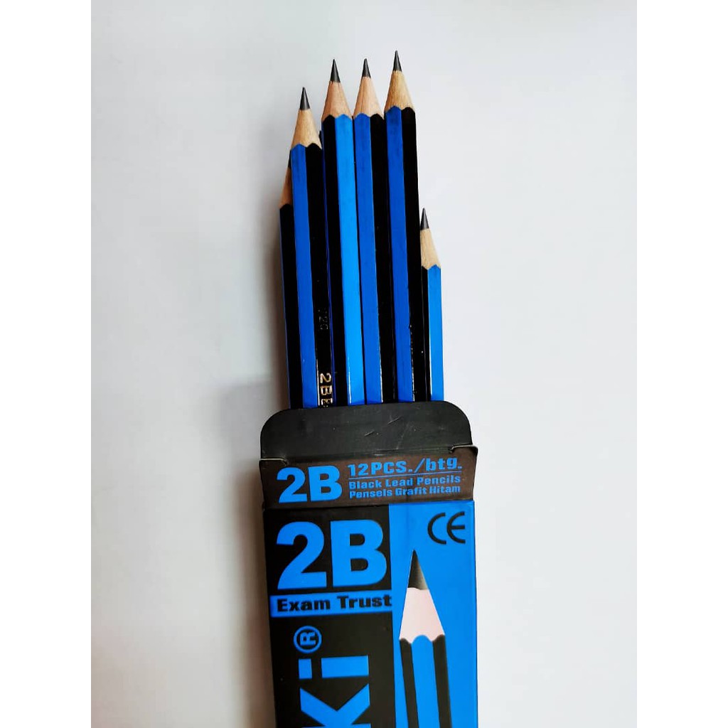READY STOCK 2B PENCIL - NIEKI(12PCS) | Shopee Malaysia
