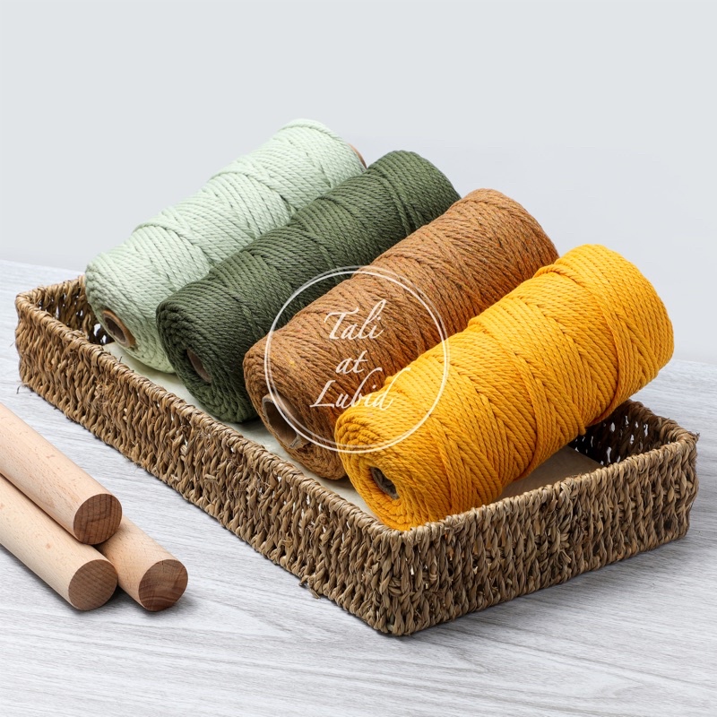 Macrame Ropes (colored) - 10 yards (3mm) | Shopee Malaysia