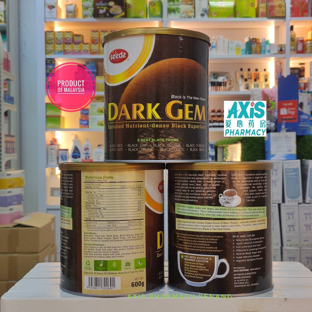 [CLEARANCE EXP 10/2025] SEEDS DARK GEM 8 BEST BLACK FOODS 600G EXP: 10/ ...