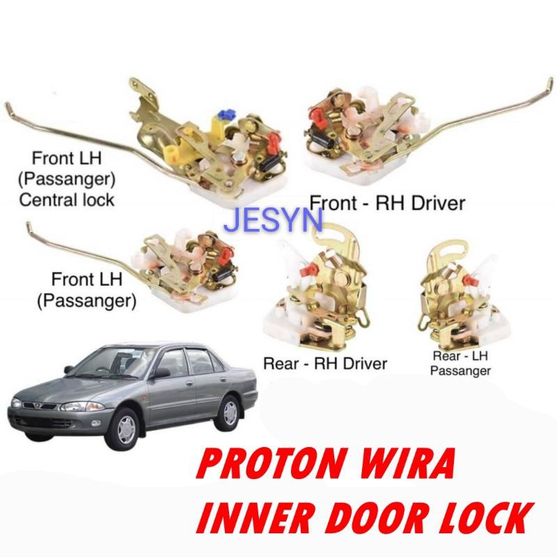 PROTON WIRA 1.6 INNER DOOR LOCK / DOOR LATCH | Shopee Malaysia