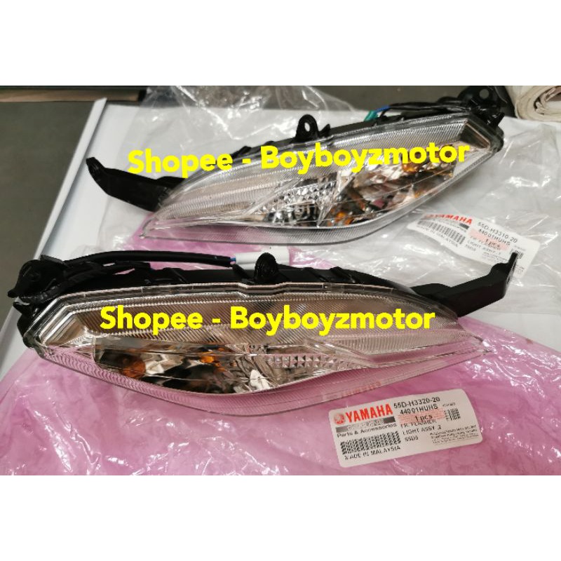 YAMAHA LC135 V4 V5 V6 V7 Front Signal Set Original 💯 HONG LEONG YAMAHA ...