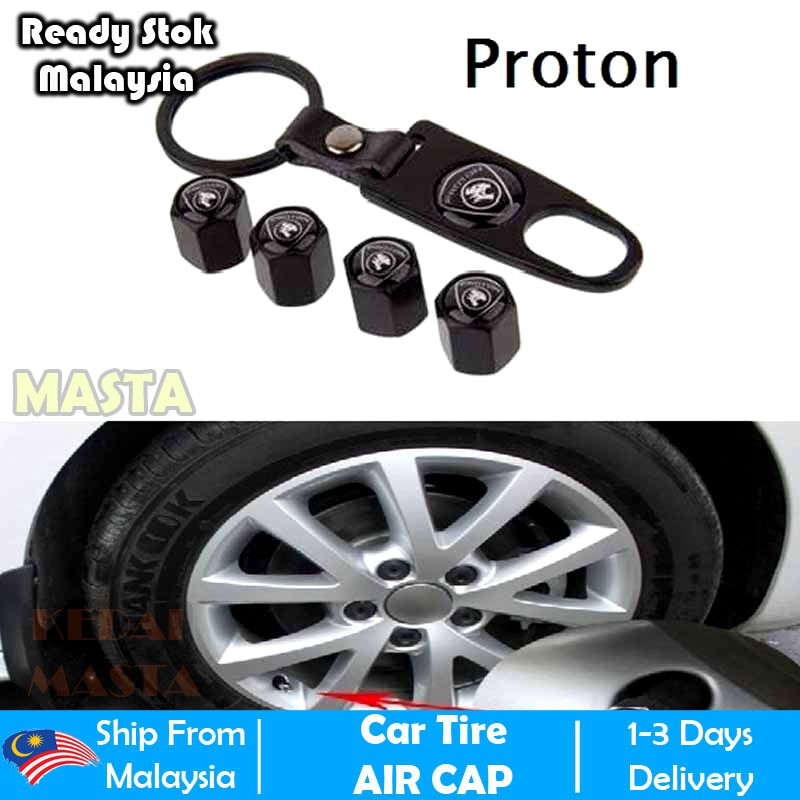 4Pcs Set Styling Proton Car Wheel Tire Tyre Valve Stem Air Caps Car Cover Saga Persona Preve Iriz X50 X70 Wira Exora Shopee Malaysia