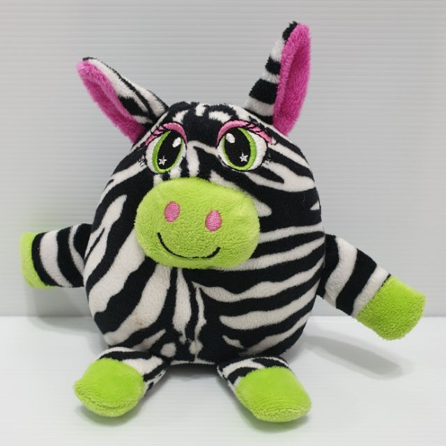 TY Monster Zebra Plush Toy - Black + White | Shopee Malaysia