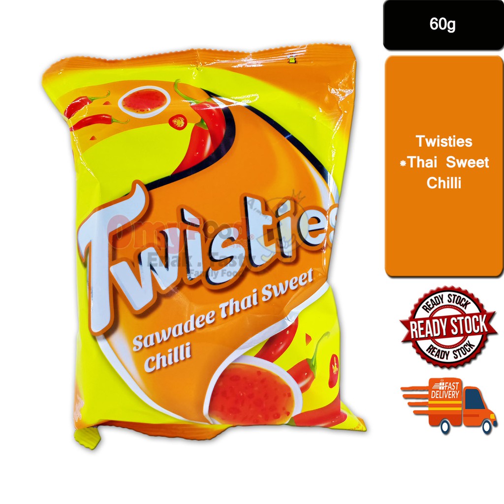 60g Big Pack Twisties [BBQ Curry/Cheddar Cheese/Chicken/Tomato/Thai ...