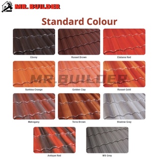 MONIER Standard Ridge and Hip Roof Tiles Elabana Fittings Atap Rabung ...