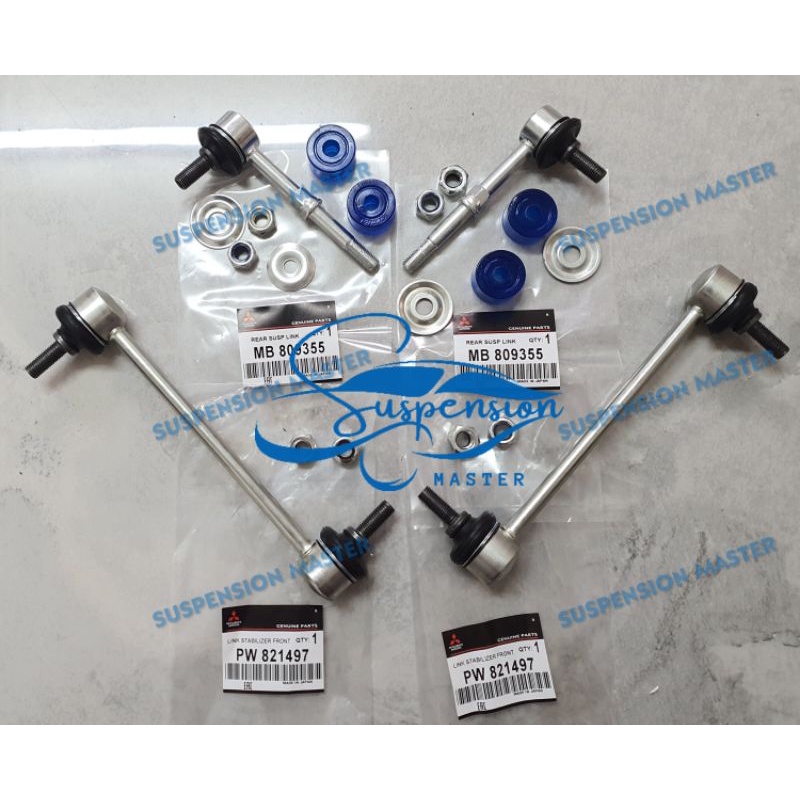 4 IN 1 SET - STABILIZER LINK/FRONT PW821497/REAR WITH SILICONE BUSH ...