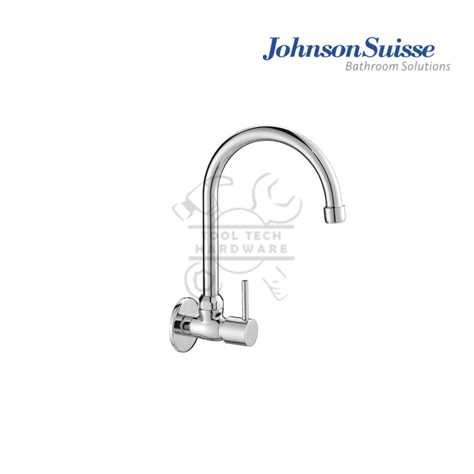 Johnson Suisse Trevi ½" Wall Mounted Kitchen Tap Faucet Sink Water Tap ...