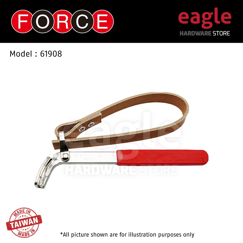 Force 61908 420mm Strap Oil Filter Wrench | Shopee Malaysia
