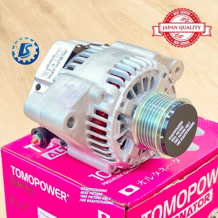 100% New Alternator Toyota Hilux Vigo Kun25 Kun26 Fortuner (Diesel) SR ...