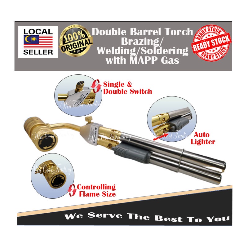 Auto Double/Single Barrel Torch/Brazing/Welding/Soldering | Shopee Malaysia