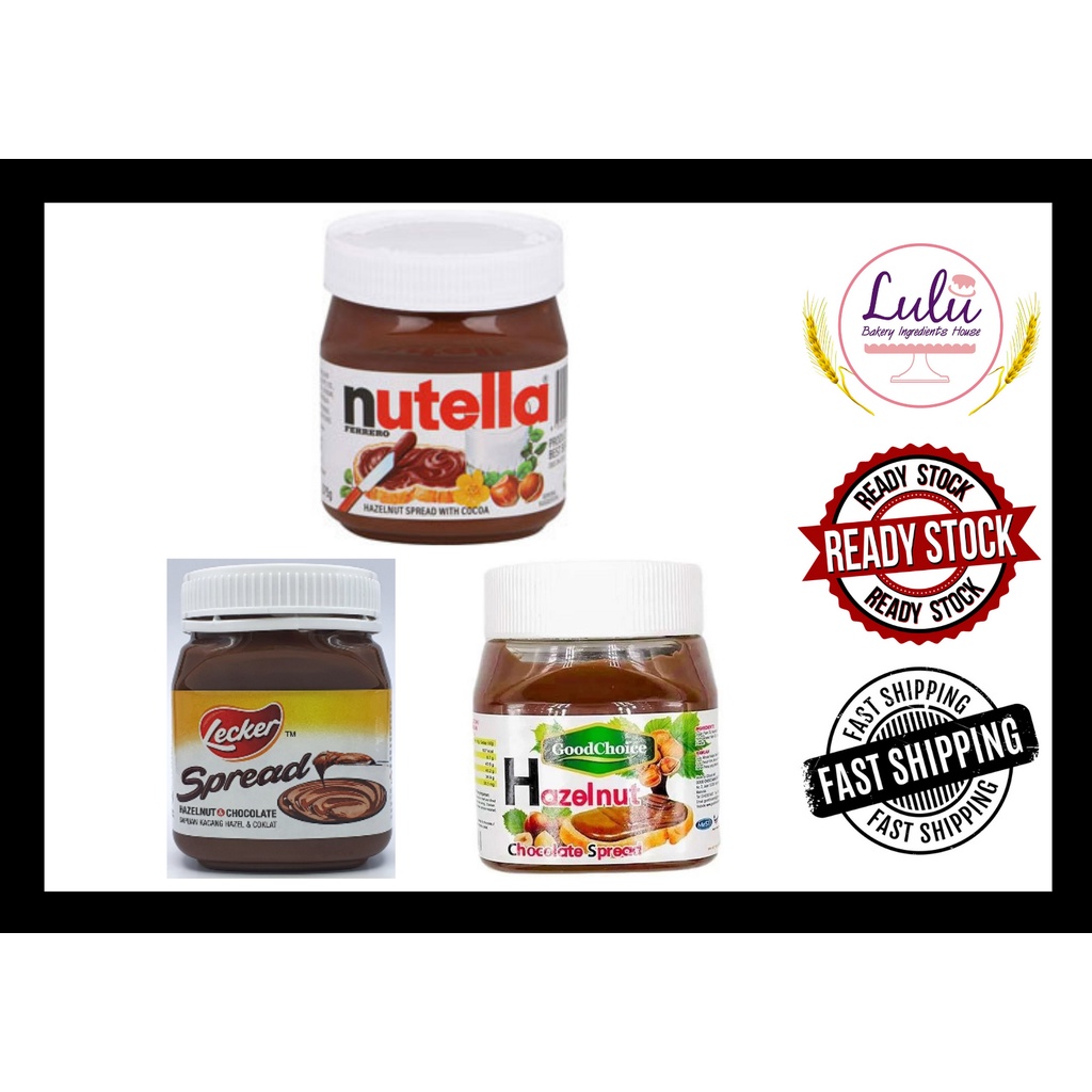 Ready Stock [HALAL] FERRERO NUTELLA/LECKER/GOOD CHOICE HALZENUT SPREAD ...