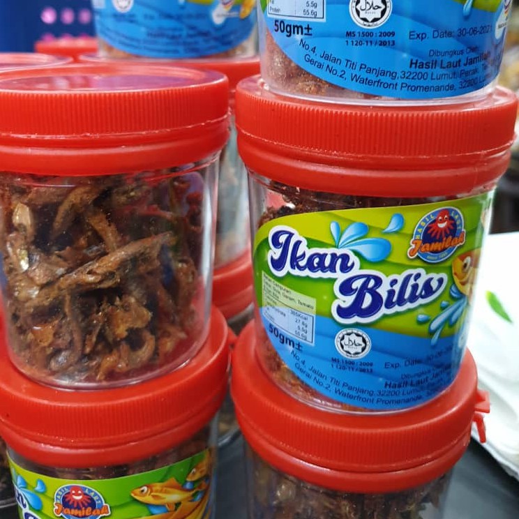 Ikan Bilis Botol RM2.80 (50gm) - Hasil Laut Jamilah | Shopee Malaysia