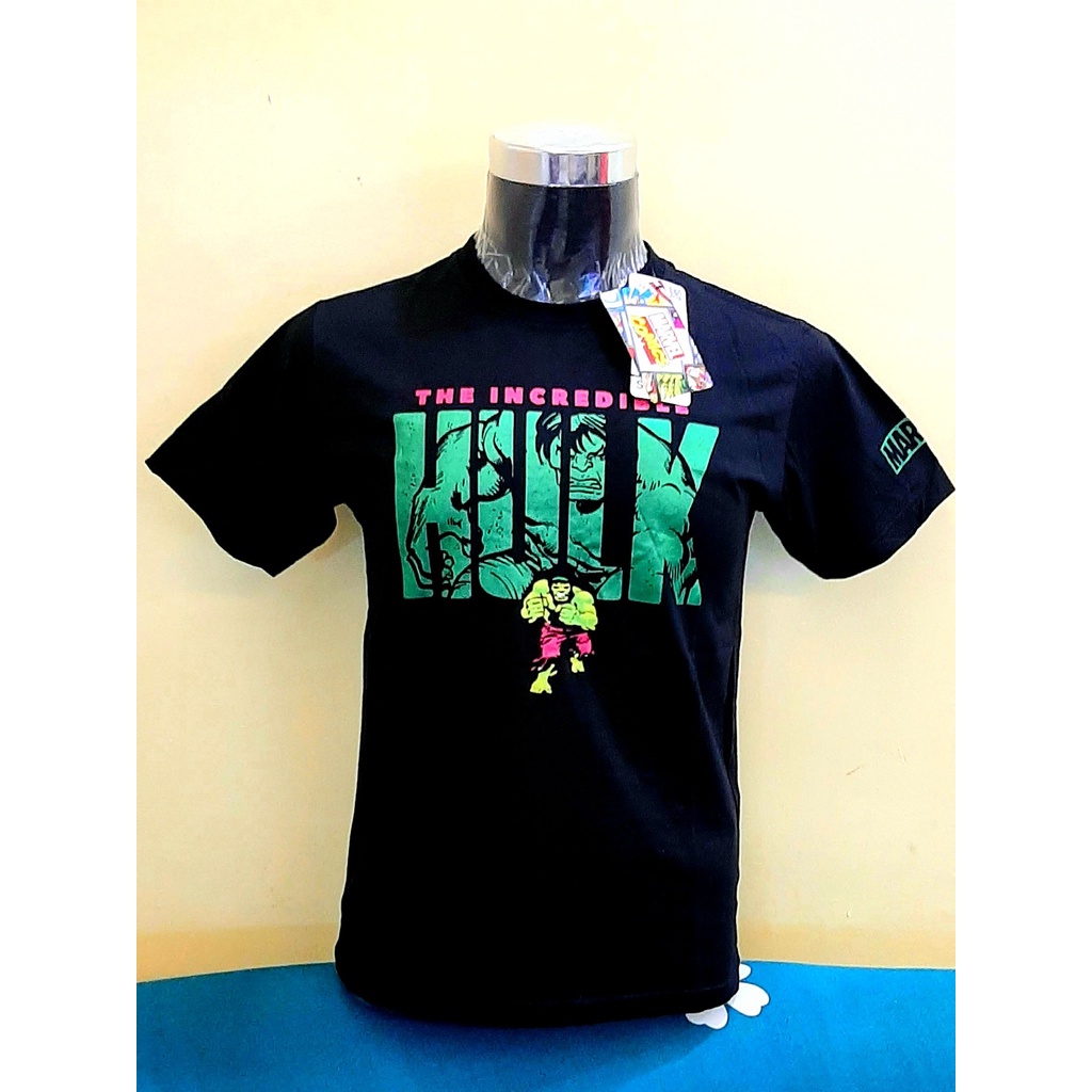Baju MARVEL Original The Incredible Hulk Marvel Comics Avengers Tshirt ...