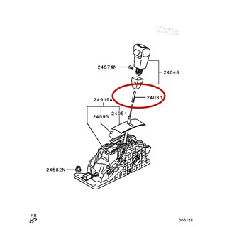 [Original] Mitsubishi Triton / Pajero Sport Sleeve, Gearshift Lever ...