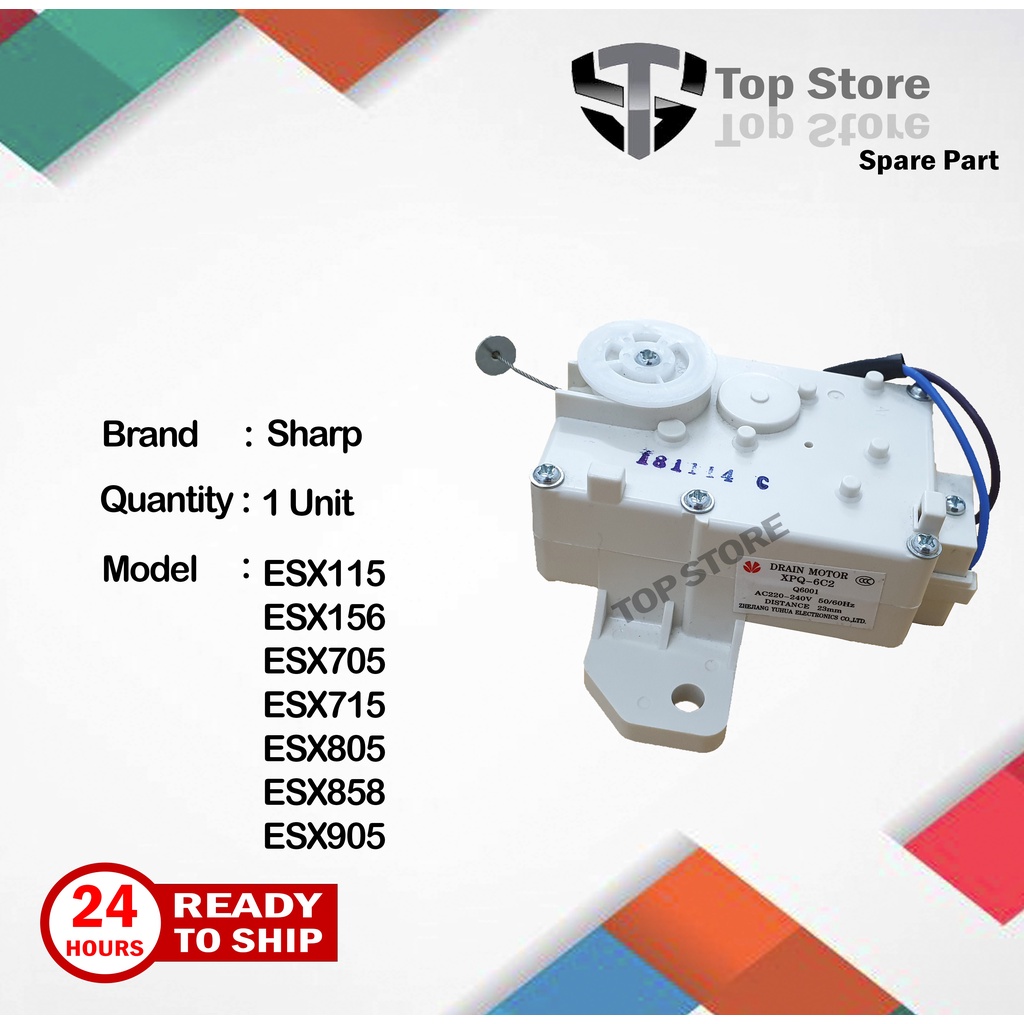 Sharp Washing Machine Drain Motor ESX115 ESX156 ESX705 ESX715 ESX805 ...