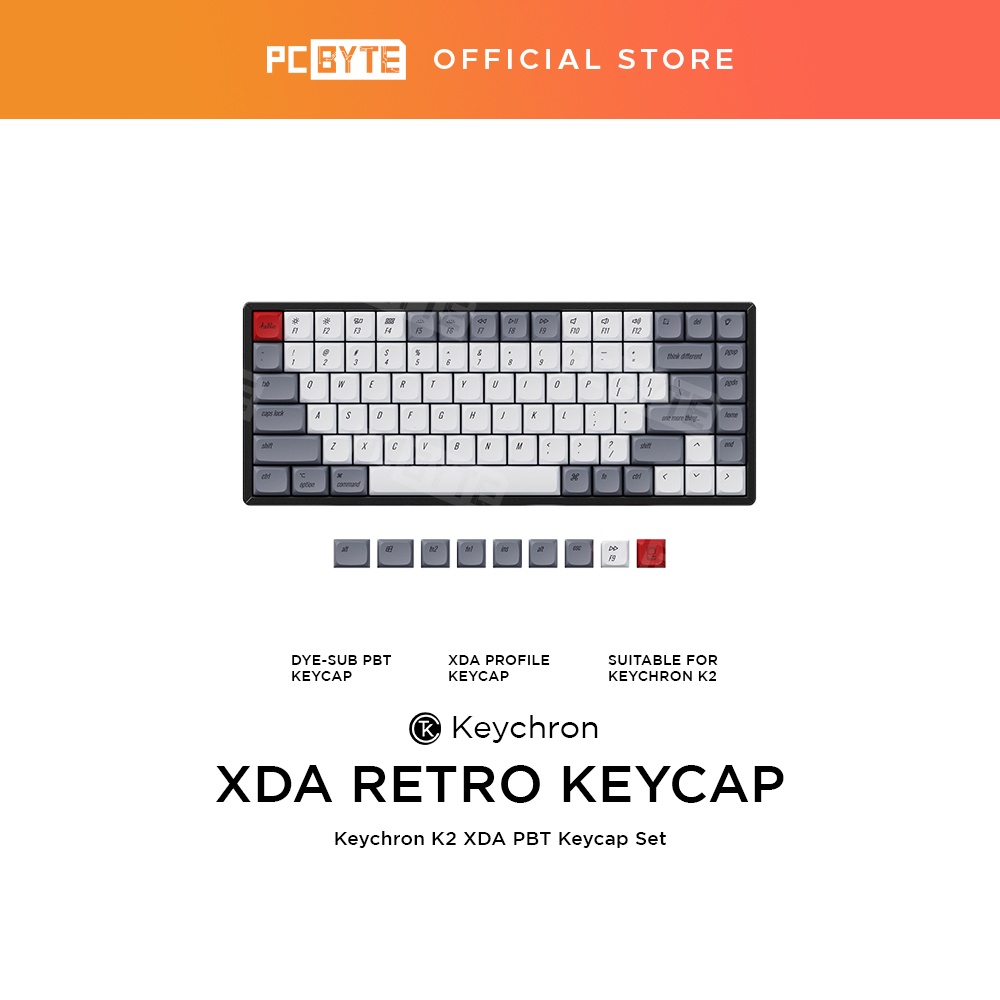 Keychron XDA Profile PBT Keycaps Set [For K2/K6] PCByte | Shopee Malaysia