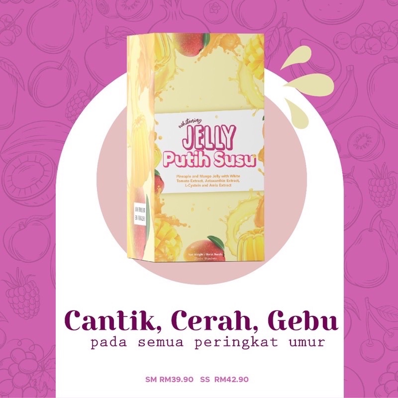 Whitening Jelly Putih Susu ( 10 Sachtlets ) | Shopee Malaysia