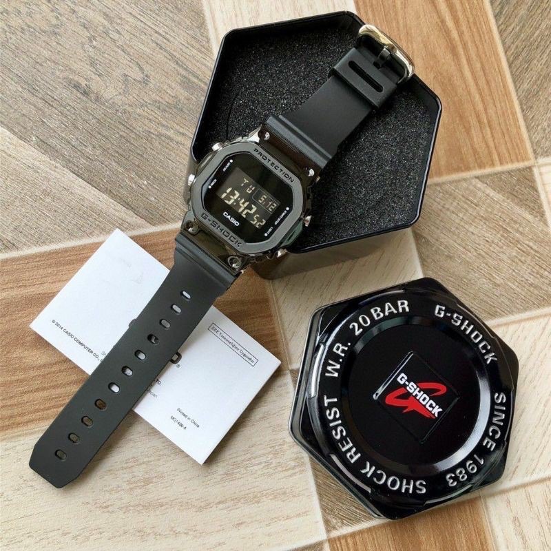 Jam viral petak black GM-5600B-1 (copy original 1:1 premium) | Shopee ...