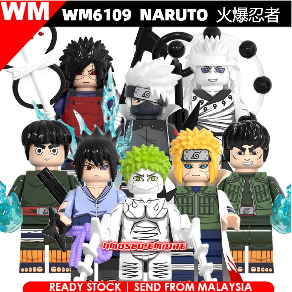 WM6109 WM6111 KDL814 NARUTO 火爆忍者 MINIFIGURE WM2115 MINATO HASHIRAMA ...