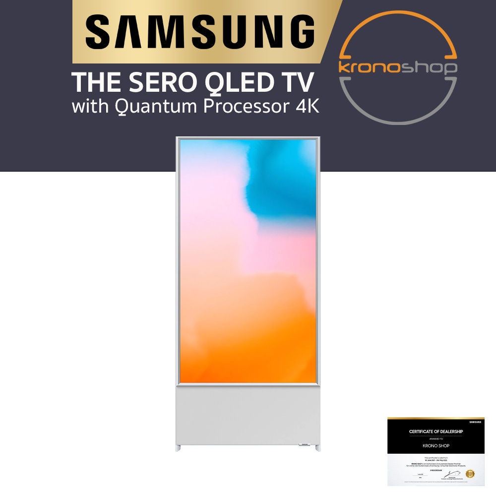 Samsung LS05 The Sero 4K QLED Smart TV | 43” | Rotating Screen ...