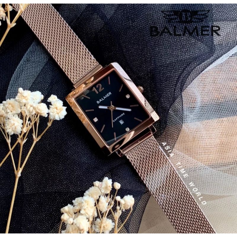 BALMER | 8165L RG-4 Elegance Sapphire Women's Watch with 50m Water ...