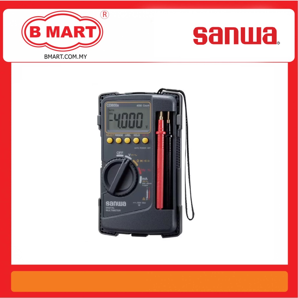SANWA DIGITAL MULTIMETER CD800A | Shopee Malaysia