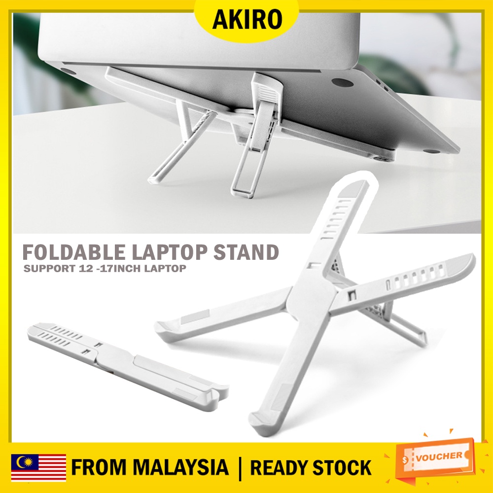 AKIRO Portable Adjustable Travel Laptop Stands Foldable Desktop ...
