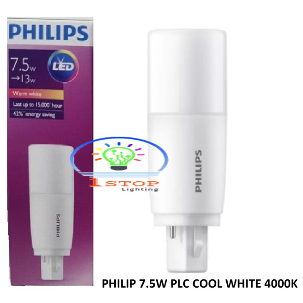 PHILIPS MYCARE LED STICK E27/ PHILIP LED STICK PLC [7.5W/9.5W/11W] [E14/E27] LED STICK BULB ...