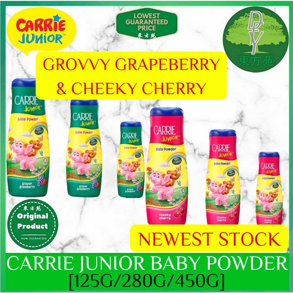 Carrie Junior Baby Powder 125G/280G/450G | Shopee Malaysia
