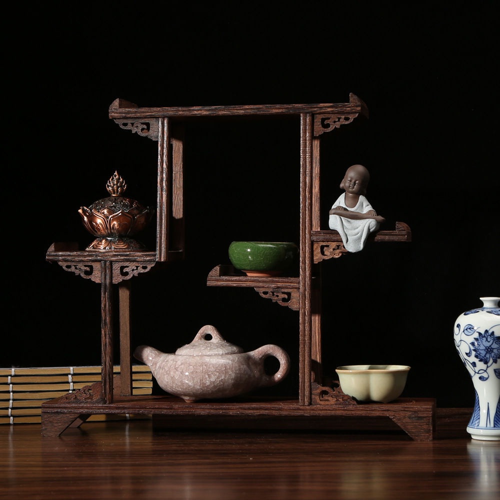 Door Frame Antique Shelf Chinese Style Small Duobao Shelf Solid Wood ...