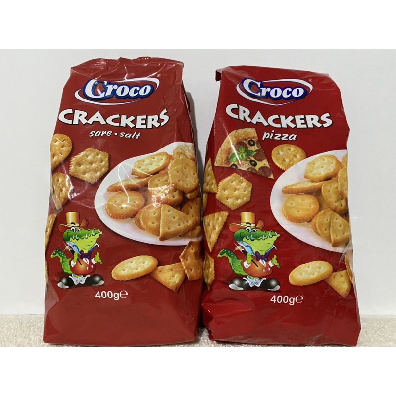 Croco Crackers Salt/Pizza Flavor 400g | Shopee Malaysia