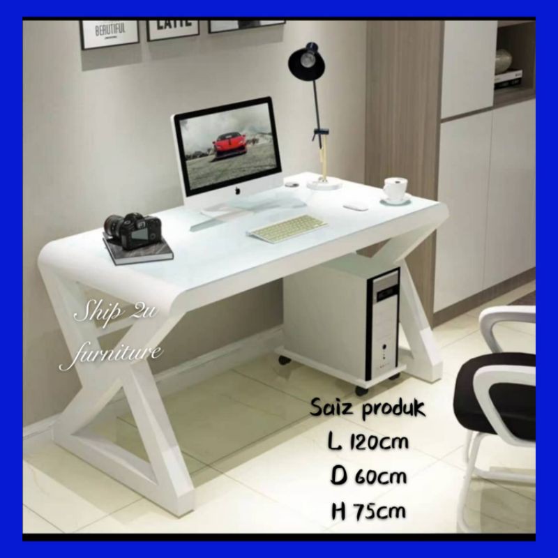 Scandinavian Modern gaming table Computer Table epoxy powder coating ...
