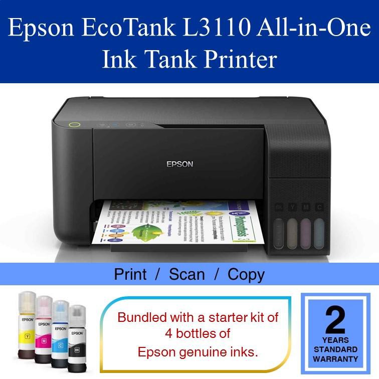 Epson EcoTank L3110 All-In-One Ink Tank Printer | Shopee Malaysia