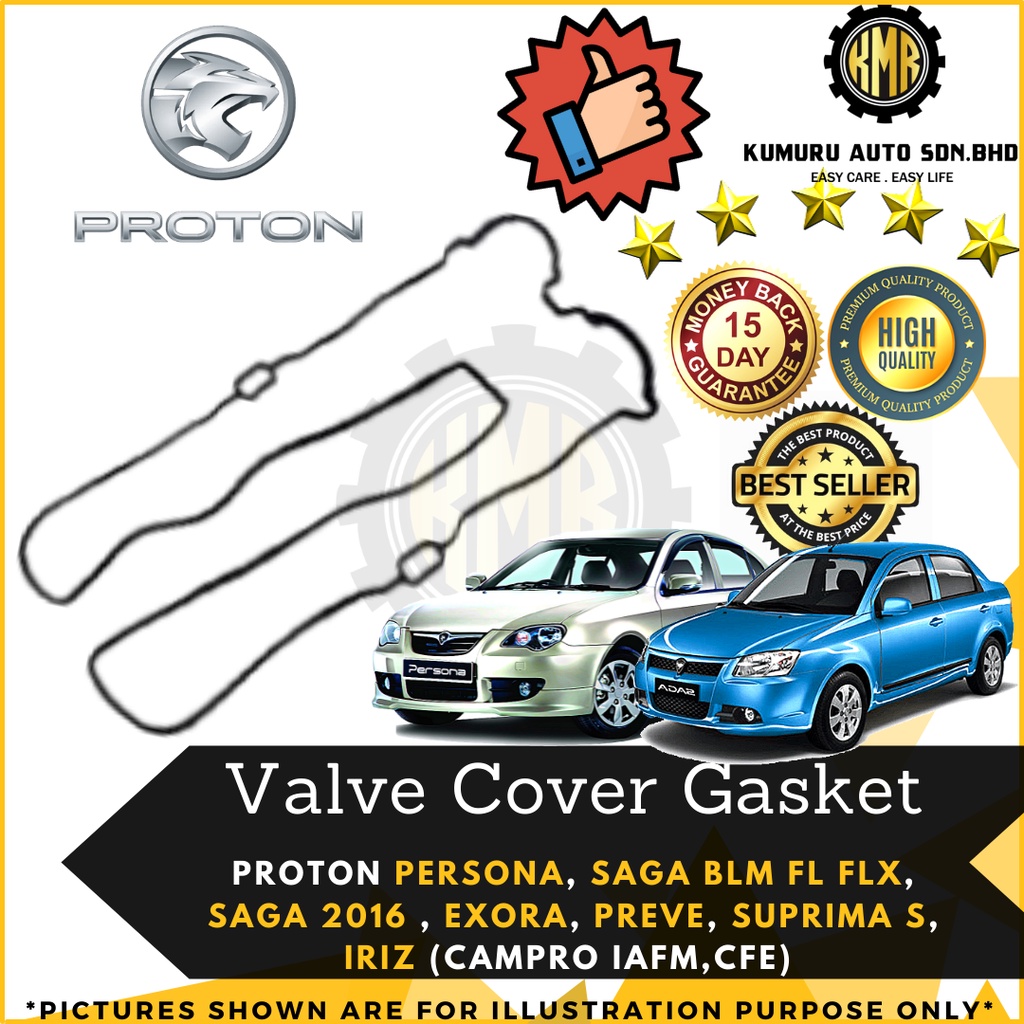 (1@pc) Valve Cover Gasket Saga BLM FLX Persona Elegance Exora Turbo CFE ...