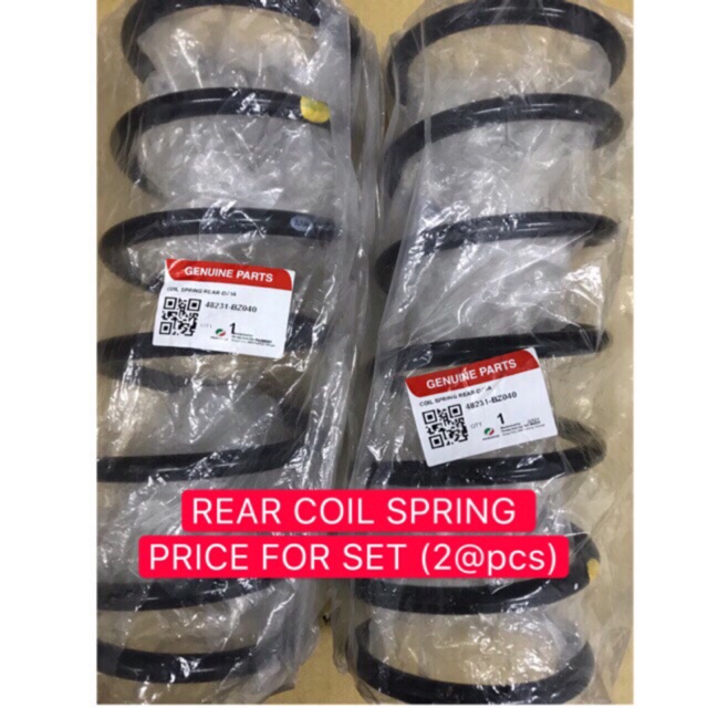 PERODUA MYVI / VIVA (2005-2010) REAR COIL SPRING SET (2@pcs) > 48231 ...