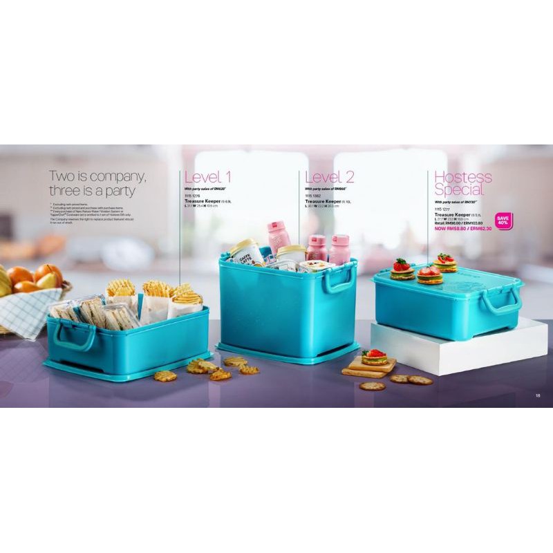 🔥Ready Stock🔥 Tupperware Treasure Keeper | Shopee Malaysia
