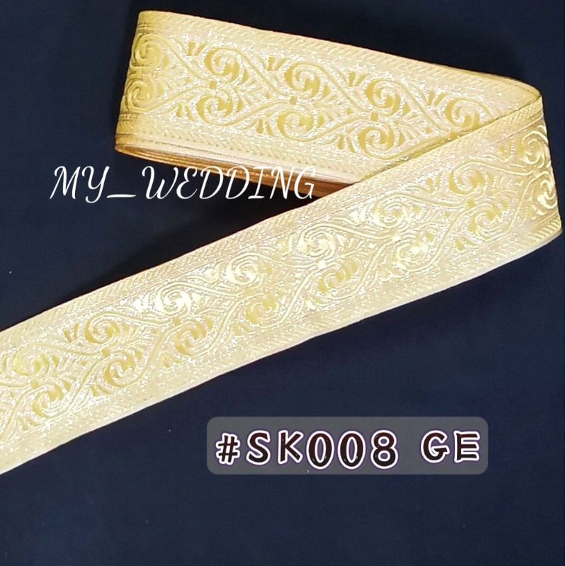 (meter) Lace Traditional 2" Songket Lace Hiasan Jubah Convo Baju ...