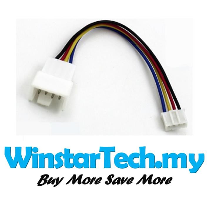 Mini 4 pin Female to Standard 4Pin Male PWM Cooling Cooler Fan Cable ...