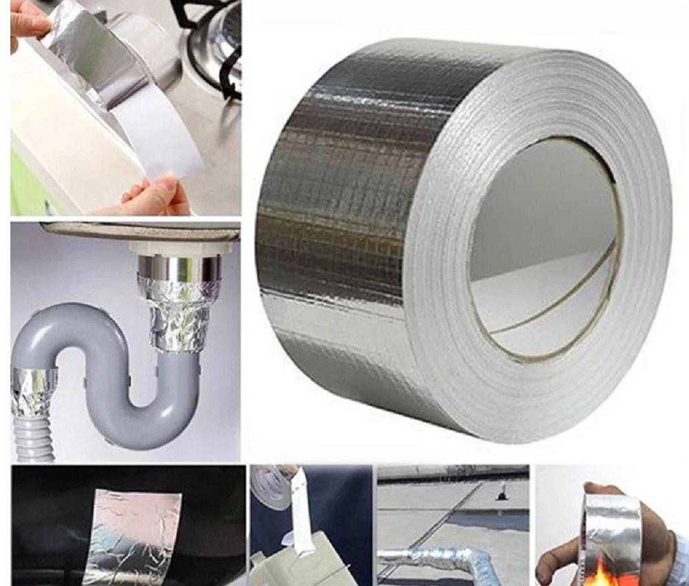 TRENY Waterproof Tape Anti Leaking Tape Aluminum Foil Tape Butyl Gam ...