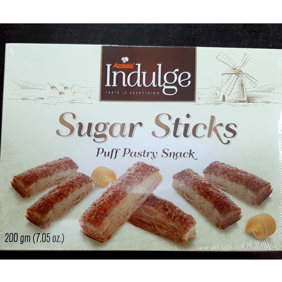 Indulge-Sugar Sticks Puff Pastry Snack-200g | Shopee Malaysia